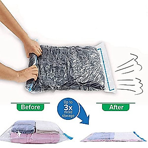 8pcs Compression Packing Cubes for Suitcases + 4pcs Compression Vacuum Storage Bags + Travel Dispenser Bottles Set, Luggage Packing Organizers Travel Accessories (pink)