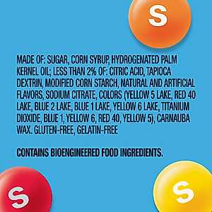 SKITTLES Mash-Ups Wild Berry and Tropical Candy, 9-Ounce Bag