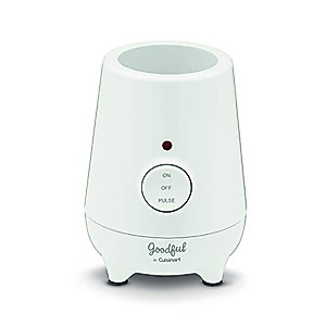 Goodful by Cuisinart CB300GF Compact To Go Countertop Blender, White