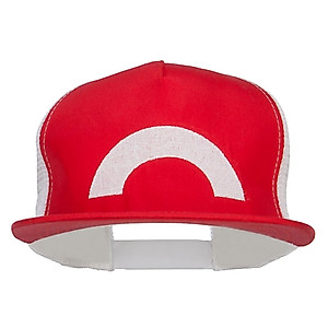 Ash Ketchum XY Series Embroidered Cap - Red White OSFM