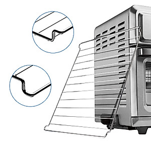 Wire Oven Rack Compatible for Cuisinart TOA-60/65 Convection AirFryer Toaster Oven, TOBEFORT Stainless Steel Wire Rack, Replacement Oven-Safe Warming Rack, Cooling Rack for Cooking and Baking