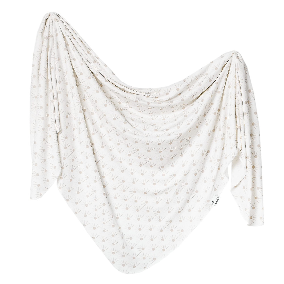 Copper Pearl Large Premium Knit Baby Swaddle Receiving Blanket Shine