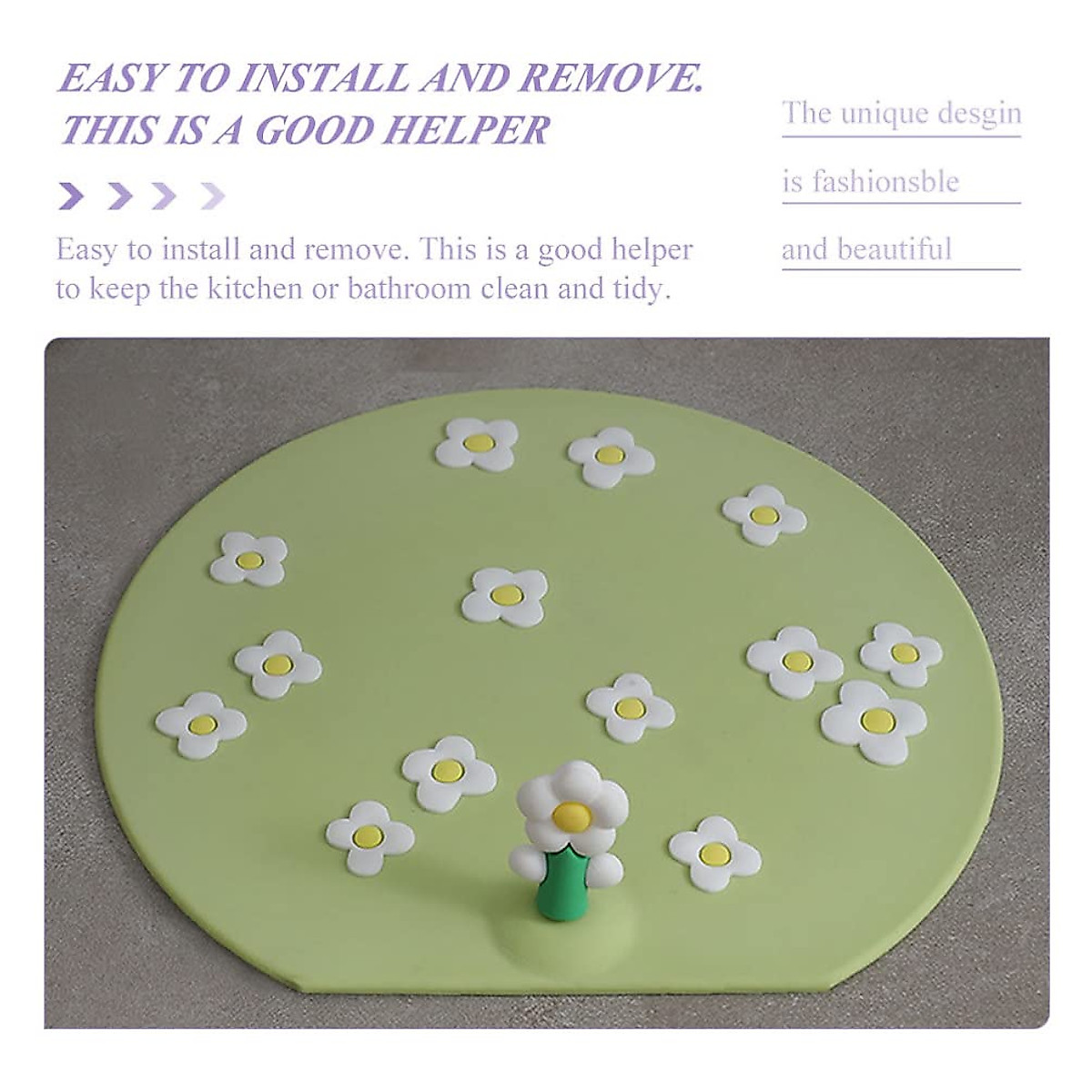 3pcs Floor Drain Bathtub Odors Stoppers for Drain Bathroom Odors Stoppers Drain Cover Odors Stoppers Cover Odors Stoppers Bathtub Drain Sink Cover Kitchen Sewer Drainer Stoppers