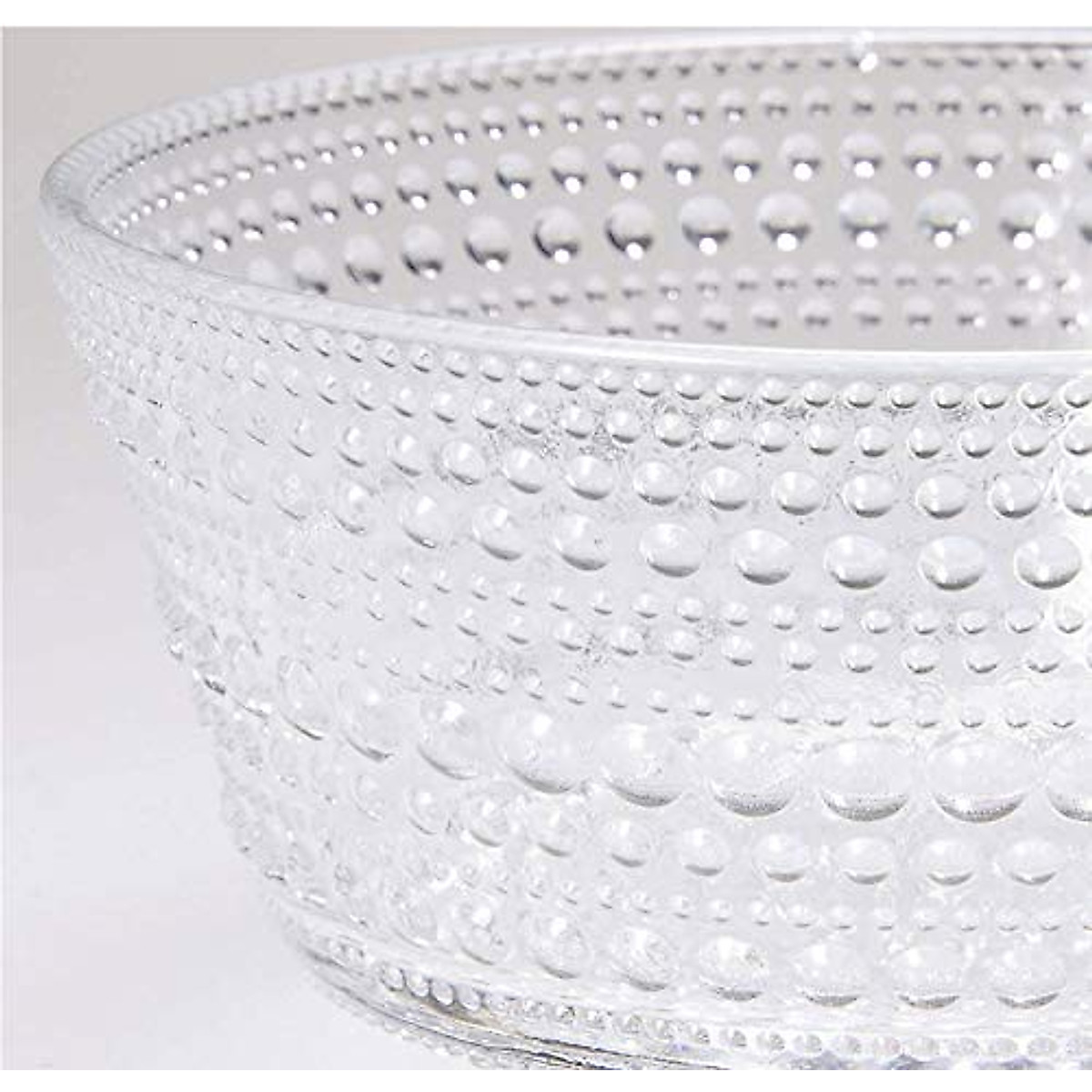 iittala 1007053 Kastehelmi Bowl, Width 4.9 x Depth 4.9 x Height 3.9 inches (12.5 x 12.5 x 9.8 cm), Clear, Approx. 8.1 fl oz (230 ml)
