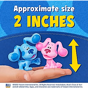 P.M.I. Blue's Clues Toppers for Kids | 12 Topper Blue’s Clues Toys in 1 Pack | Collect All 12 Blue Clues Toys/Mini Toys | Kids’ Toys & Blues Clues Birthday Party Supplies (D)