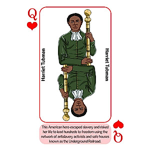 Kulture Games Playing Cards: Black Legends - Black History Playing Cards - Trivia Card Game for Family & Adult Game Night – Inspirational Black Legends