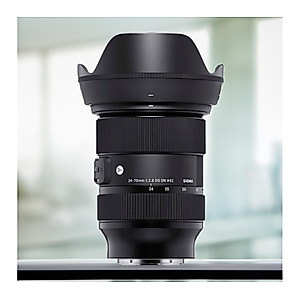 Sigma 24-70mm f/2.8 DG DN Art Zoom Full Frame E-Mount Lens Bundle with Software Suite, 64GB Extreme PRO SD Card and Hard Case with Customizable Foam (4 Items)