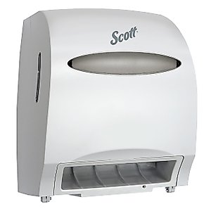 Scott Essential Hard Roll Paper Towel Electronic Dispenser (48858), Fast Change, White 12.7" x 15.76" x 9.57"