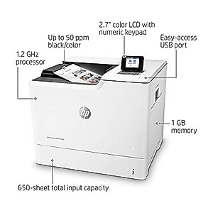 HP Color LaserJet Enterprise M652n Printer (J7Z98A)