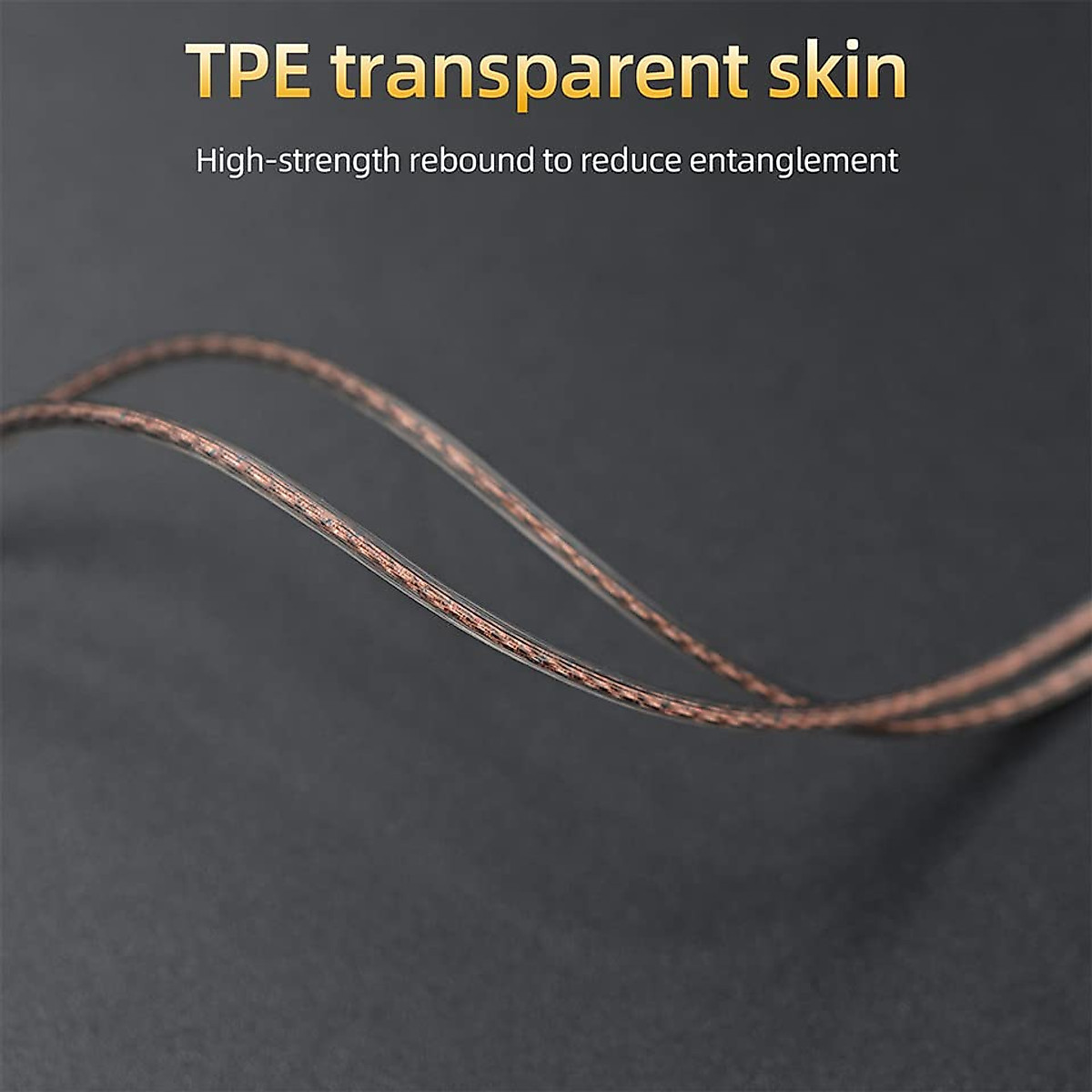 Kinboofi KZ High Purity Oxygen-Free 2pin 0.75mm IEM Cable,HiFi Earphone Wired Detachable Upgrade Cable with PVC Transparent Materialfor ZST ZSR ED12 ES3 ES4 ZS10 AS06 C12 (2PIN3.5B No Mic, Black)…