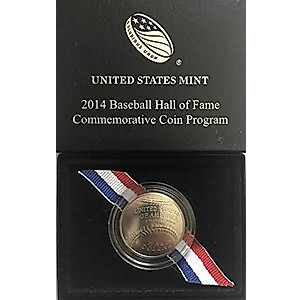 2014 D Baseball Hall Of Fame Comes in original US mint Box Half Dollar Brilliant Uncirculated US mint