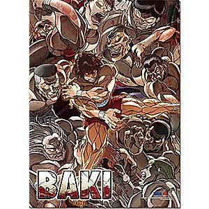 Great Eastern Entertainment Baki-Key Art 1 Wall Scroll, Multi-Color