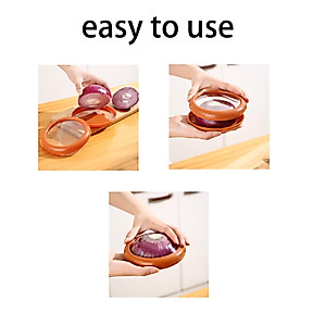 crazyliandlin Fruit Storage Containers For Fridge,Silicone Fruit Storage Box,Silicone Fruit and Vegetable Storage Containers Set for Fridge Keep Fresh(4 Pcs)