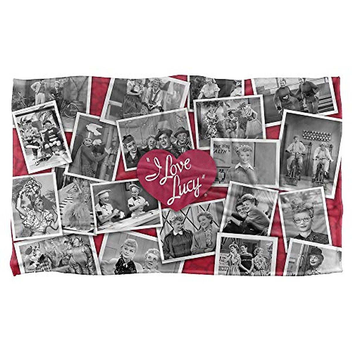Trevco I Love Lucy Time After Time Silky Touch Super Soft Throw Blanket 36" x 58"