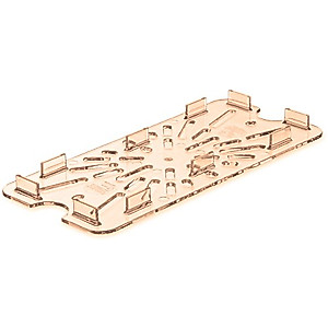 Carlisle FoodService Products 3087013 StorPlus High Heat Drain Shelf, Third Size, Amber