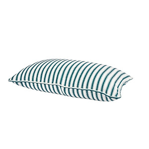 SUPMAISON Pack of 2 Decorative Indoor Outdoor Outdoor Pillow 20" x 12", (Polyester, Crestwood Stripe Turquoise)