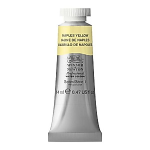 Winsor & Newton Professional Watercolor, 14ml (0.47-oz) Tube, Naples Yellow
