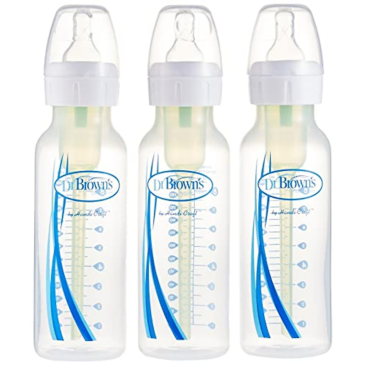 Dr. Brown's Options Narrow, 3 Pack, Clear, 8 Ounce