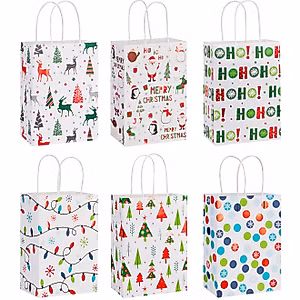 SUNCOLOR 30 Pack Small Christmas Gift Bags