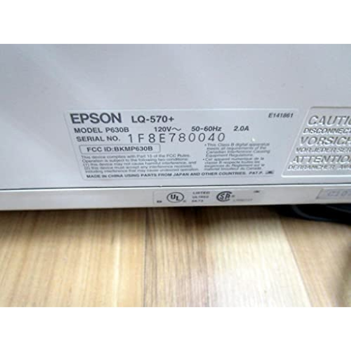 Epson LQ-570+ Printer