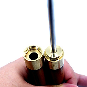 Sosanping Portable Wood Ice Pick with Cover Ice Tool Kitchen Tool