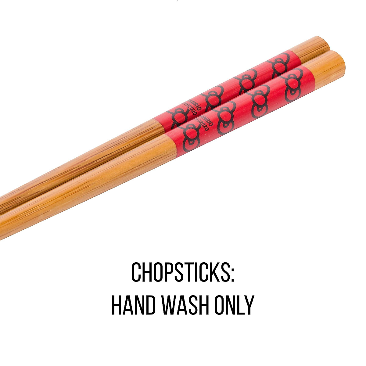 Silver Buffalo Hello Kitty Cup Noodles Nissin Boxed Ceramic Ramen Noodle Bowl with Chopsticks, 20oz