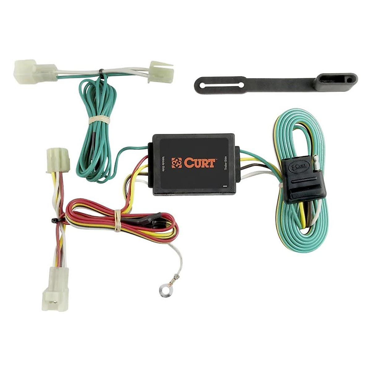 CURT 56091 Vehicle-Side Custom 4-Pin Trailer Wiring Harness, Fits Select Subaru Legacy sedan , Black