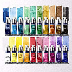 Winsor & Newton Cotman Watercolor Paint Set, 20 Colors, 5ml (0.17-oz) Tubes