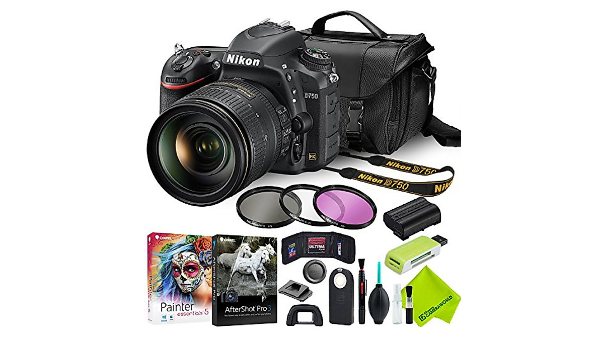 Nikon D750 DSLR Camera Kit with 24-120mm Lens - High-Performance ...
