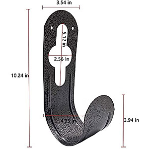 Eastrans Garden Hose Holder Wall Mounted Hold 100ft 3/4’’ Hose, Durable and Heavy Duty Rust-Free Hook Hanger for Water Hose, Keep Your Backyard Neat and Clean