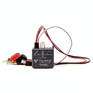 Tempo 77HP-G/6A Tone Generator w/ABN Clips | Cable Tracing, Continuity Testing, Polarity Testing | RJ11, RJ45 | Twisted Pair & Coaxial Cables | Professional Grade (2023 Model)