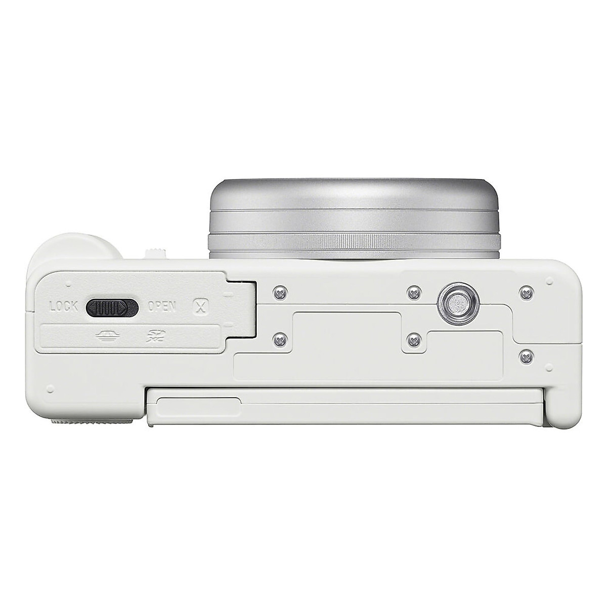 Sony ZV-1 II Vlog Camera for Content Creators and Vloggers (White) (ZV-1M2/W) + Pro Mic + 64GB Card + Corel Photo Software + 2 x NP-BX1 Battery + Card Reader + LED Light + Soft Bag + More (Renewed)