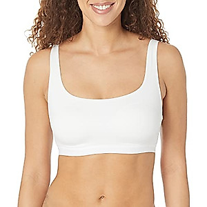 Warner's Women's Blissful Benefits Super Soft Straps Wireless Lightly Lined Comfort Bra RM8141W, White, XL
