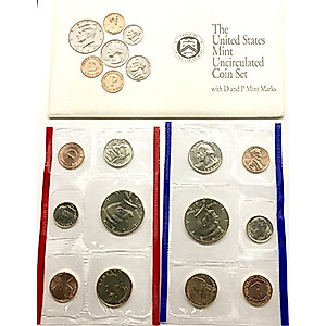 1992 P D US Mint set 10 Pieces comes in US mint Packaging Brilliant Uncirculated
