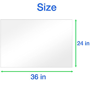 CALPALMY 150 Sheets 24" x 36" Adhesive Mats - Sticky Mat for Laboratories, Homes, Construction Sites, and More - Remove Dust and Dirt from Shoes and Equipment Wheels - White