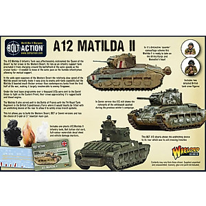 Bolt Action Matilda II Infantry British Army Tank 1:56 WWII Military Table Top Wargaming Plastic Model Kit 402011019