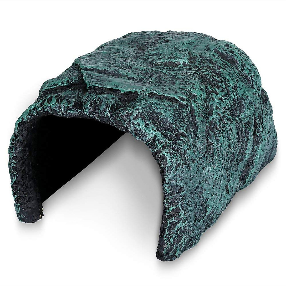 Reptile Rock Hide Cave Natural Hideout for Reptiles/Small Lizards/Turtles/Fish/Amphibians/Bearded Dragon Tank Accessories