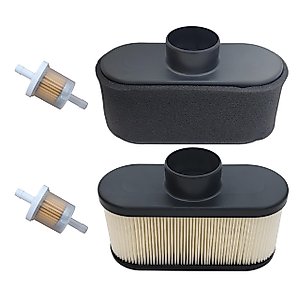 Air Filter 11013-0752 for Kawasaki FR651V FR691V FR730V FS481V FS541V FS600V FS651V FS691V FS730V Engine MIU12555 Bobcat 4164631 Lawn Mower Tractor with Pre Filter 11013-7046, pack of 2