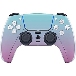 Skinit Decal Gaming Skin Compatible with PS5 Controller - Purple and Blue Ombre Design