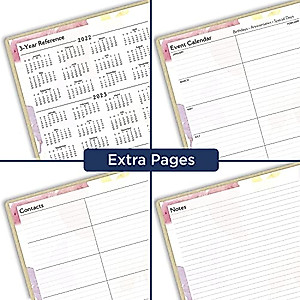 AT-A-GLANCE 2023 Weekly & Monthly Planner, 8-1/2" x 11", Large, Recycled, Watercolors (791-905G)
