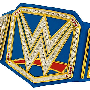 Mattel WWE Universal Championship Title, Role-Play & Costume Title Belt with Metallic Sideplates & Adjustable Strap for Kids