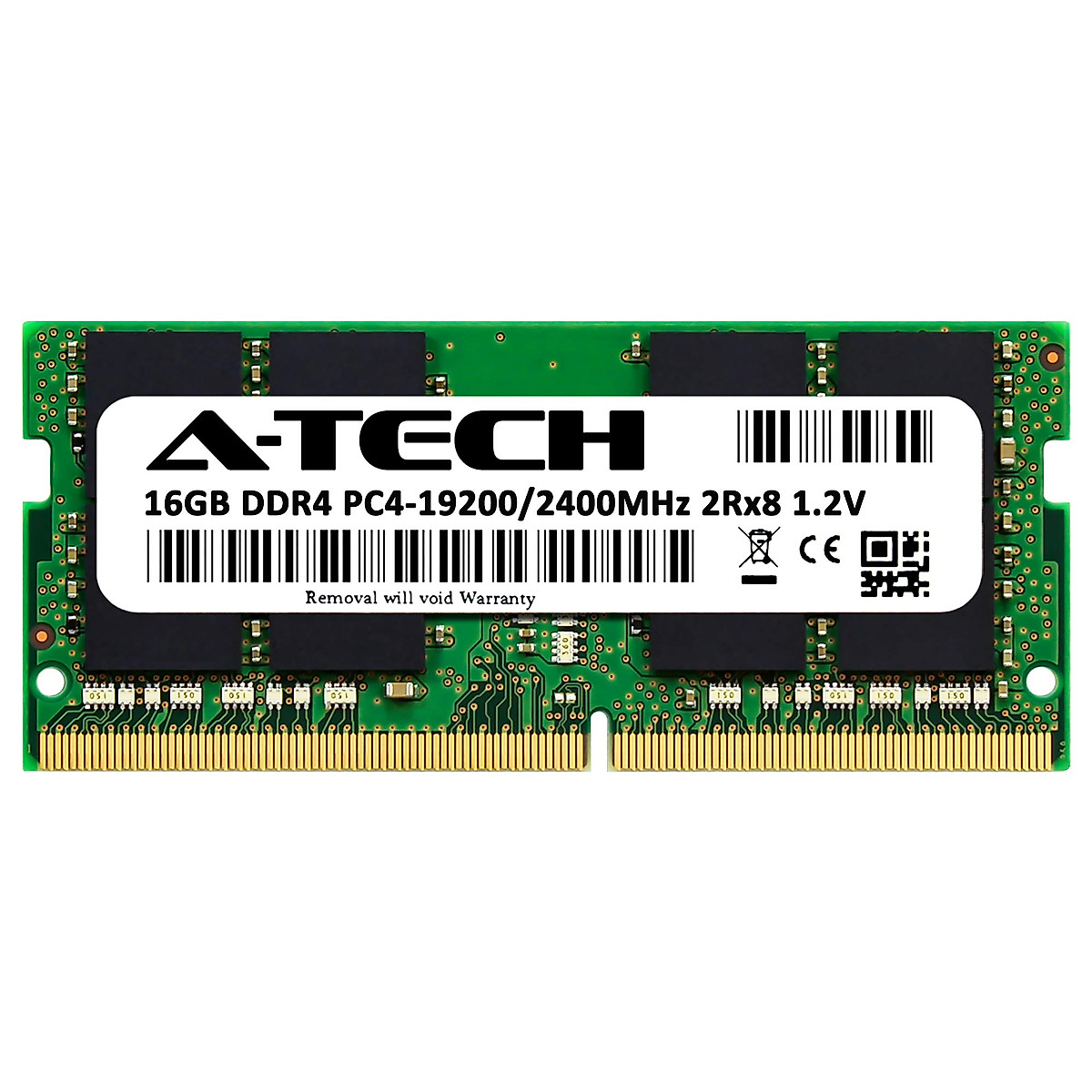 A-Tech 16GB RAM Replacement for CT2K16G4SFD824A | DDR4 2400MHz PC4-19200 (PC4-2400T) CL17 SODIMM 2Rx8 1.2V Non-ECC SO-DIMM 260-Pin Laptop, Notebook Memory Module