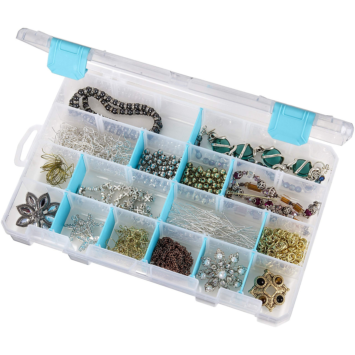 Tarnish Inhibitor Medium Box with Six Compartments in Translucent