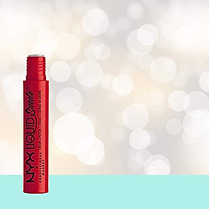 NYX PROFESSIONAL MAKEUP Liquid Suede Cream Lipstick - Kitten Heels (Bright Red)