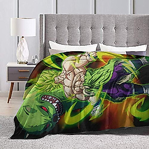 Mars Sight Broly Canon Blanket Throw Blanket Soft, Warm and Lightweight for Couch Bed Sofa Luxury Fleece Blanket