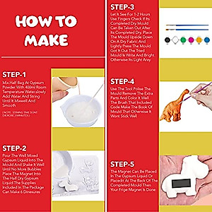 BUDDY N BUDDIES Mould and Coloring Gypsum, DIY Arts & Crafts Sculpture Kit, DIY Toy for Kids (Halloween)