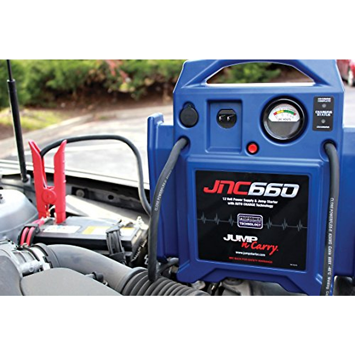 Clore Automotive Jump-N-Carry JNC660 1700 Peak Amp 12 Volt Jump Starter , Blue