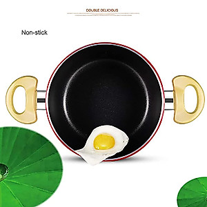 Enamel Cast Iron Stock Pot,Nonstick Soup Pot Pasta Can,Cute Vegetable Shape,Multifunction Cooking Pot with Handles