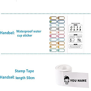 Name Stamp Clothing Kids,The Name Stamp for Clothes，Cartoon Pattern Style Name Stamp,Custom Name Stamp，4 Colors and 36 Cartoon Patterns