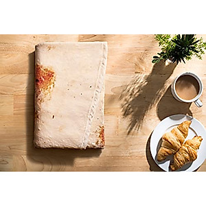 Arepa Blanket, Cobija de Arepa, Venezuelan, Colombian, Double-Sided Throw Blanket, Flannel Arepa Criolla, Soft Throw Blanket, Fun Gift, Novelty, 71 inches, Regalo